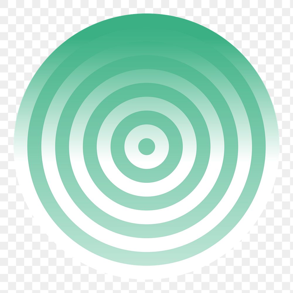 PNG Green concentric circle pattern, | Free PNG - rawpixel