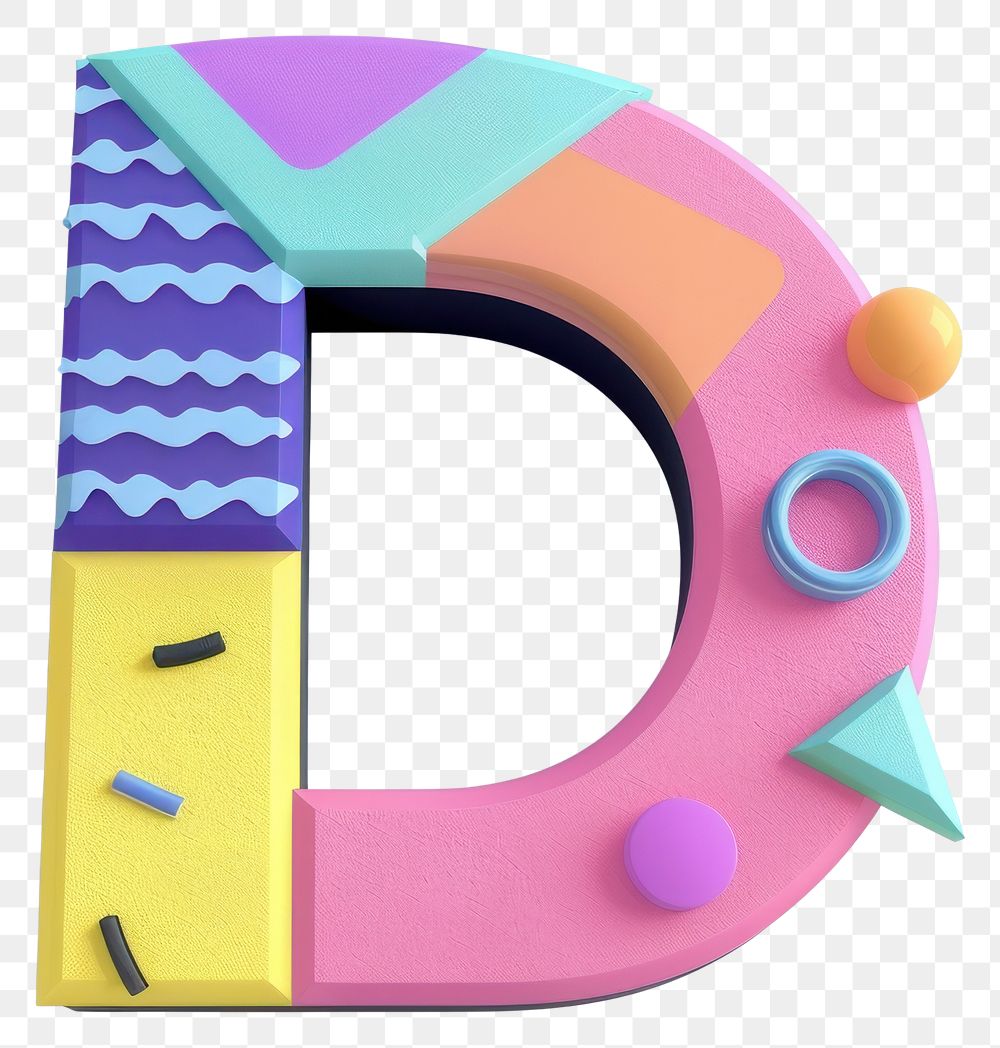 PNG Letter D shapes geometric | Free PNG - rawpixel
