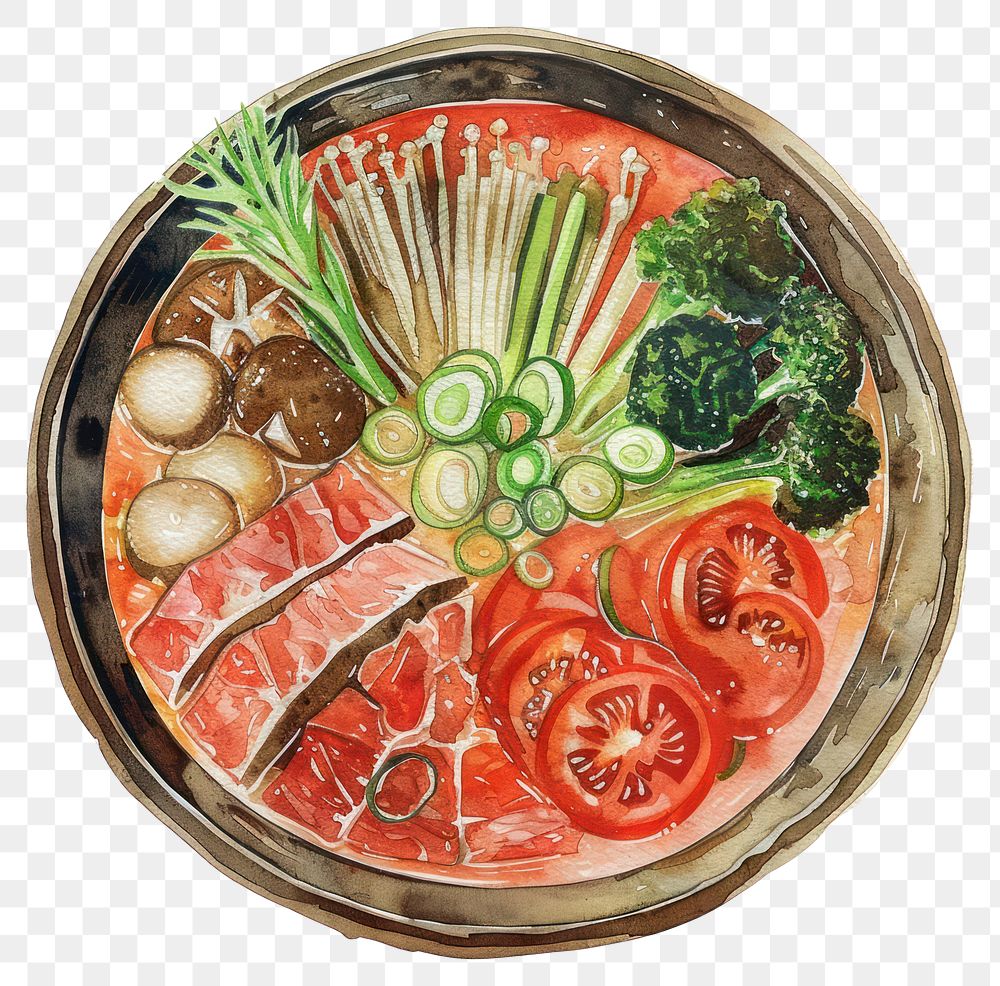 PNG An isolated japanese shabu | Free PNG - rawpixel