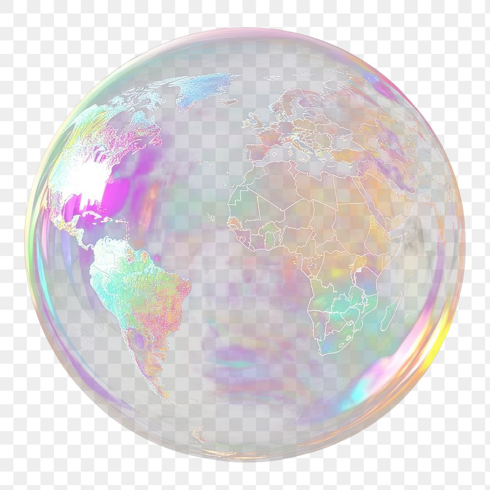 PNG World map bubble transparent | Free PNG - rawpixel
