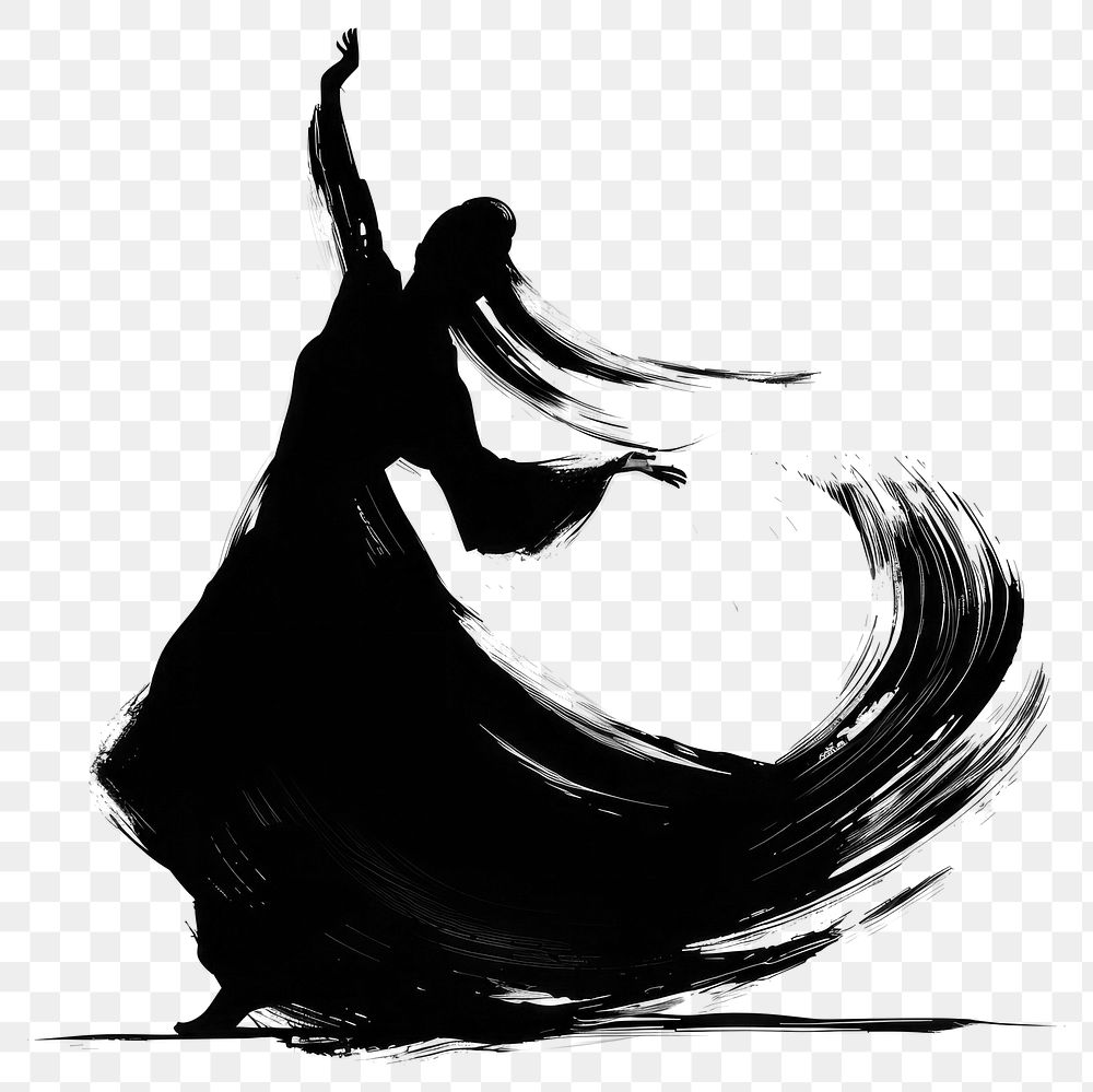 PNG Women dance shape silhouette | Free PNG - rawpixel