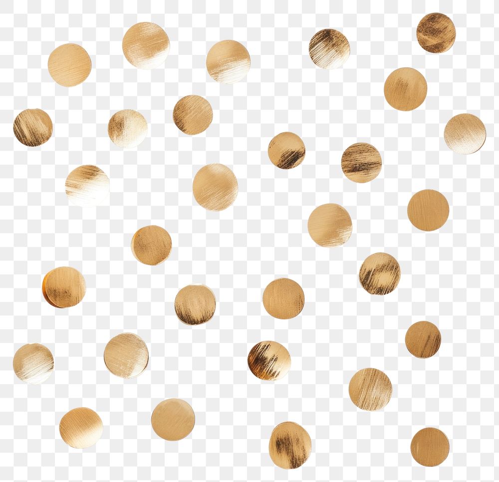 PNG Gold foil circle confetti | Free PNG - rawpixel