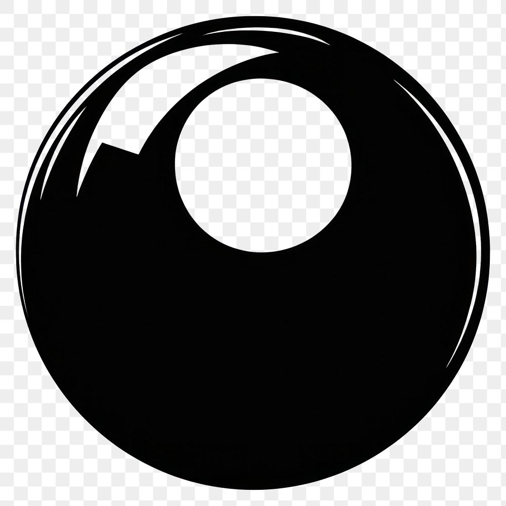 PNG Pool ball minimalist black | Free PNG - rawpixel