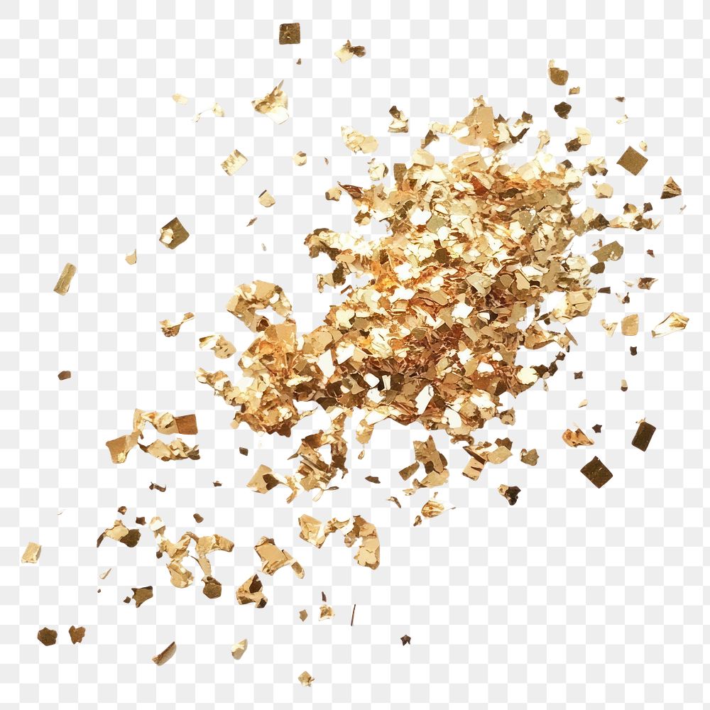 PNG Gold foil confetti accessories | Free PNG - rawpixel