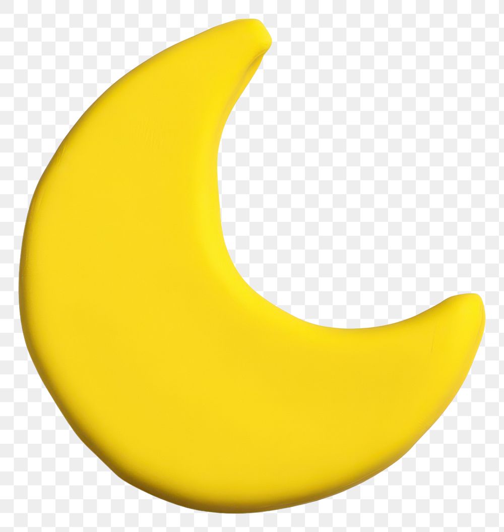 PNG Yellow half moon night | Free PNG - rawpixel
