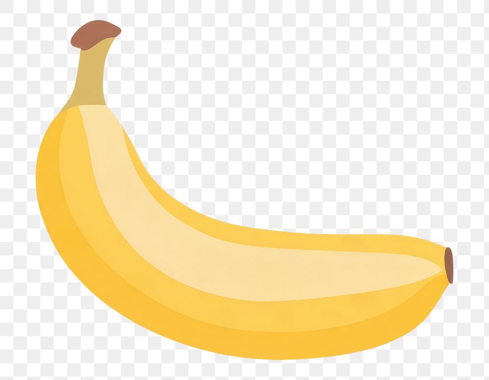 PNG Banana illustration simple fruit. | Free PNG - rawpixel