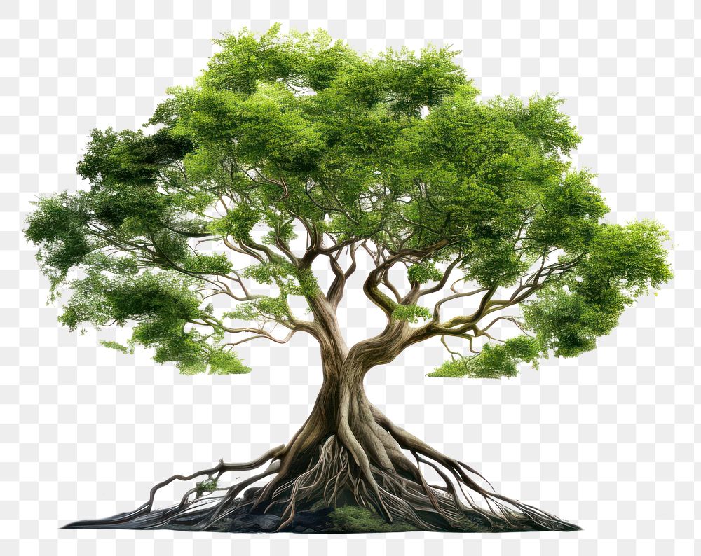 PNG Floating green tree roots | Free PNG - rawpixel