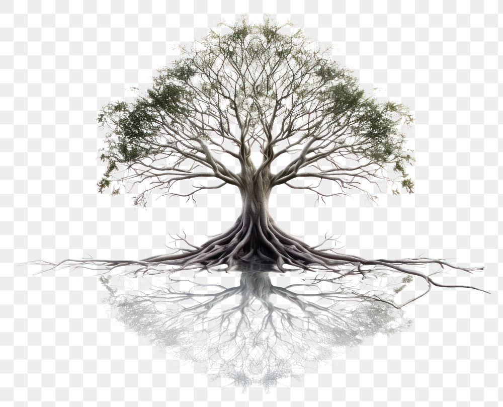 PNG Floating tree roots illustration | Free PNG - rawpixel