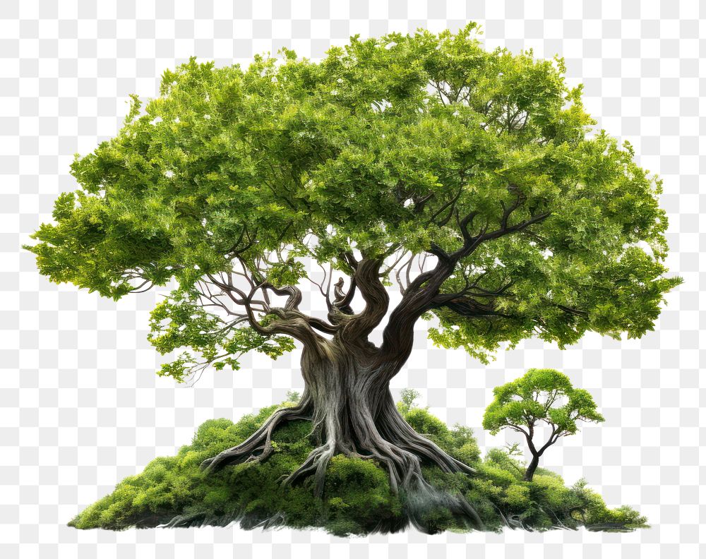 PNG Floating green tree roots | Free PNG - rawpixel