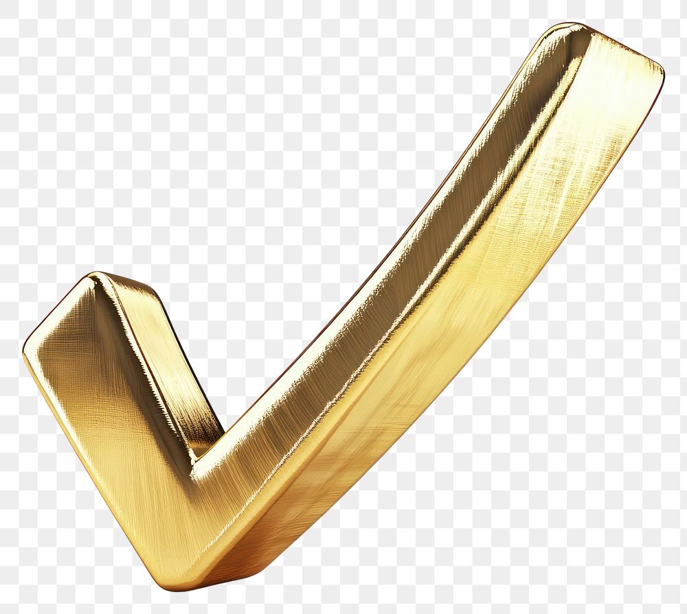 PNG Check mark gold figure | Free PNG - rawpixel