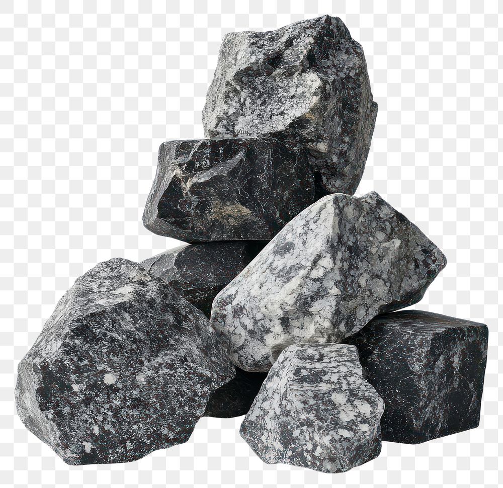 PNG Gabbro Stone Cluster mineral | Free PNG - rawpixel