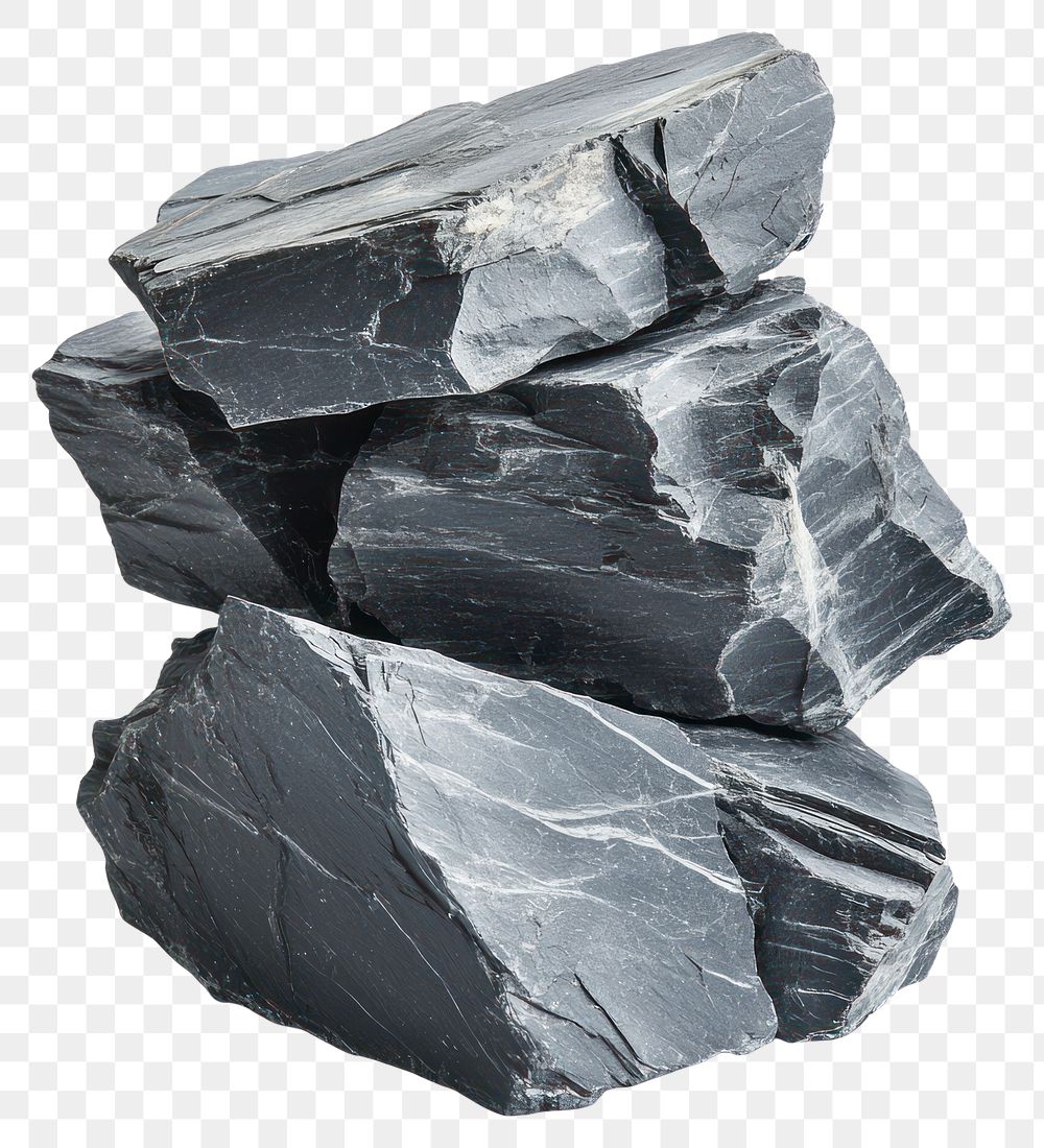 PNG Raw Slate Rock Cluster | Free PNG - rawpixel