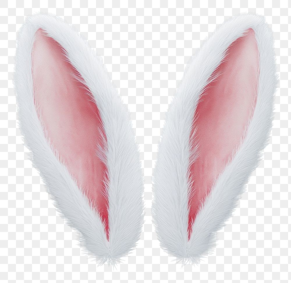 PNG White rabbit ears animal | Free PNG - rawpixel