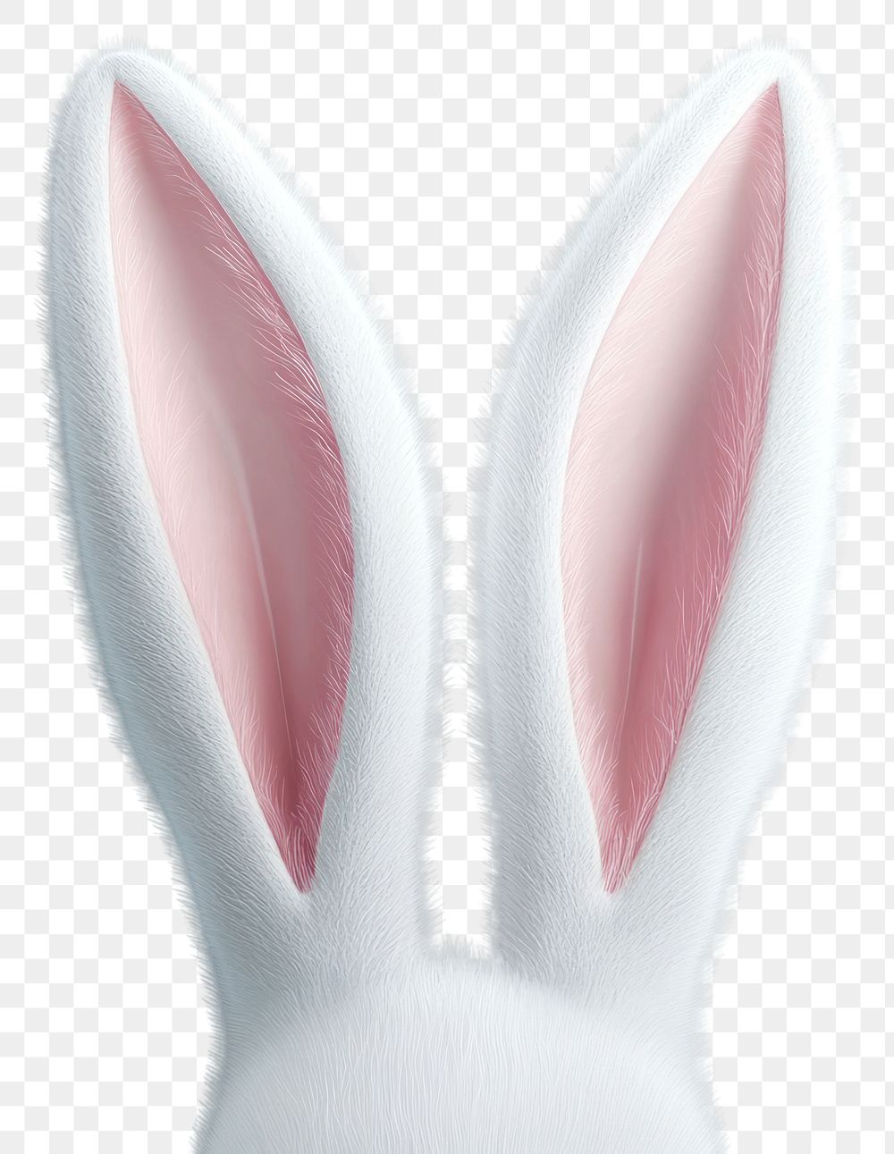 PNG White rabbit ears animal | Free PNG - rawpixel