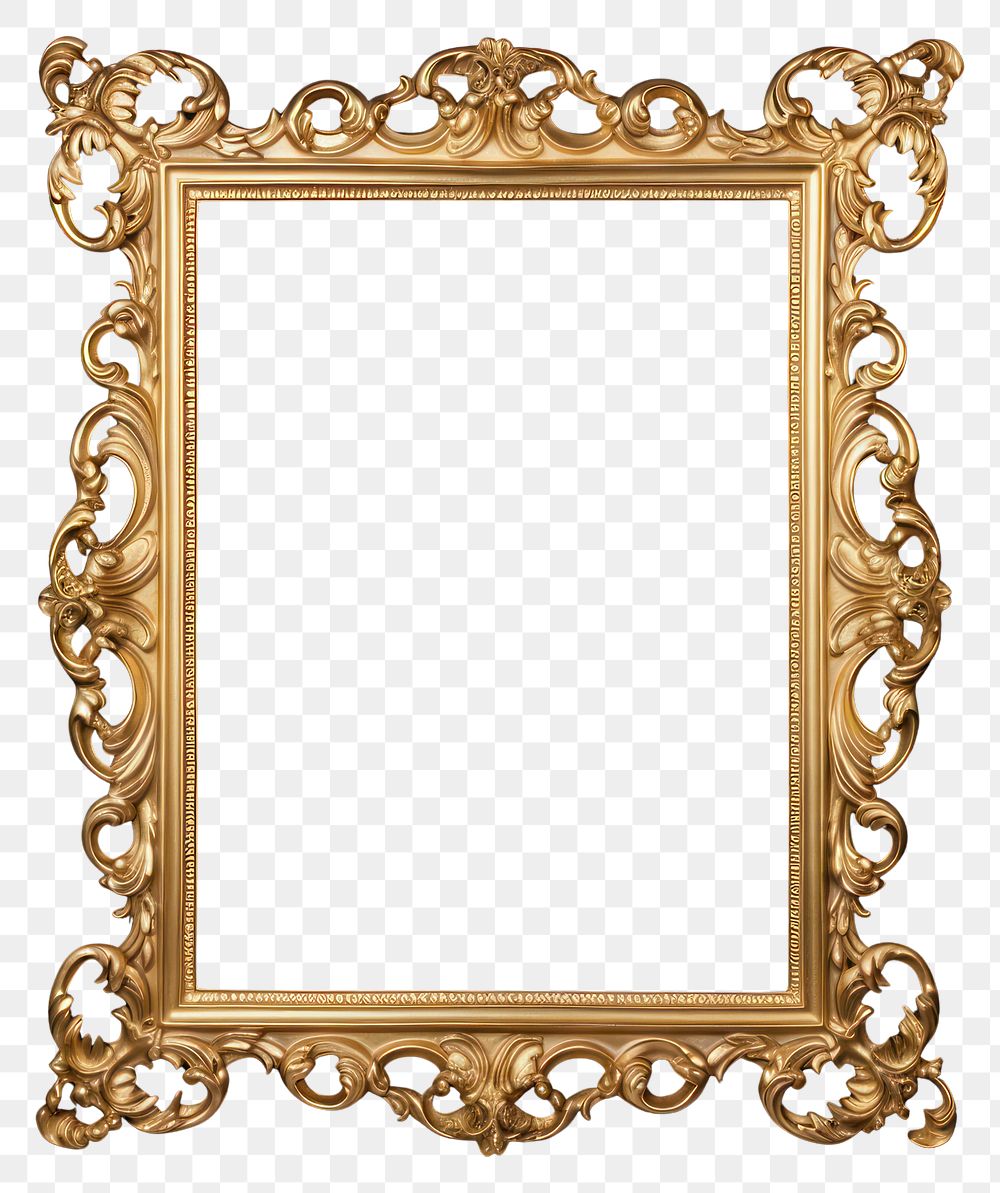 PNG Simple gold frame vintage | Free PNG - rawpixel