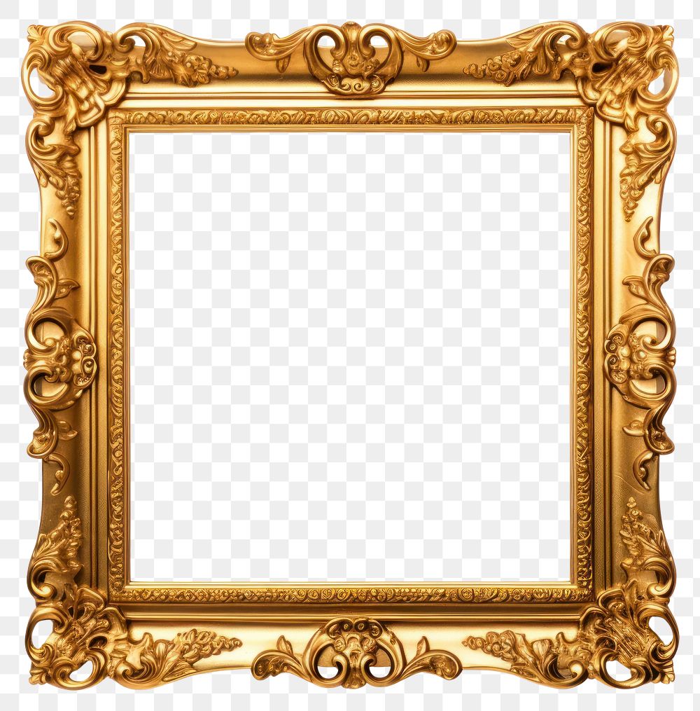 PNG Simple gold frame vintage | Free PNG - rawpixel