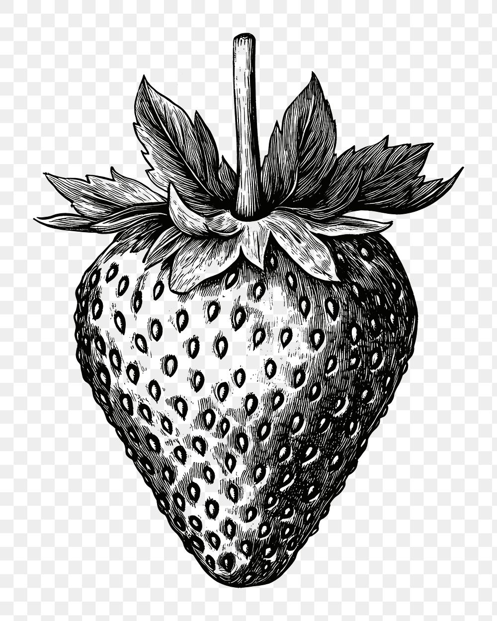 PNG Element Strawberry strawberry illustration | Free PNG - rawpixel
