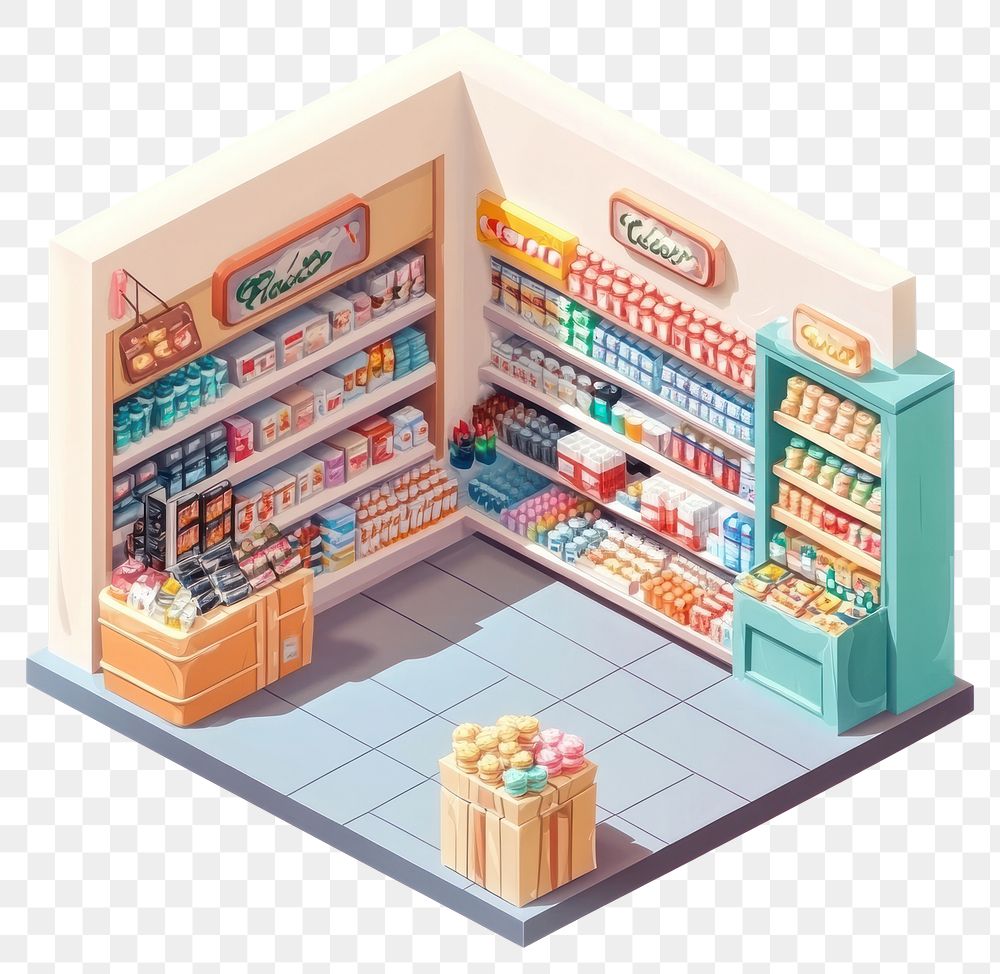 PNG Retail store shelves retail | Free PNG - rawpixel