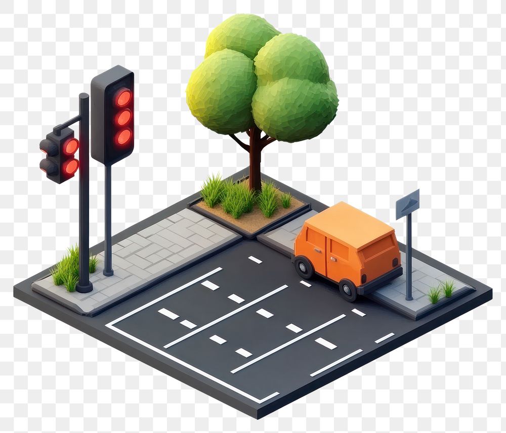 PNG Traffic signal isometric traffic | Free PNG - rawpixel