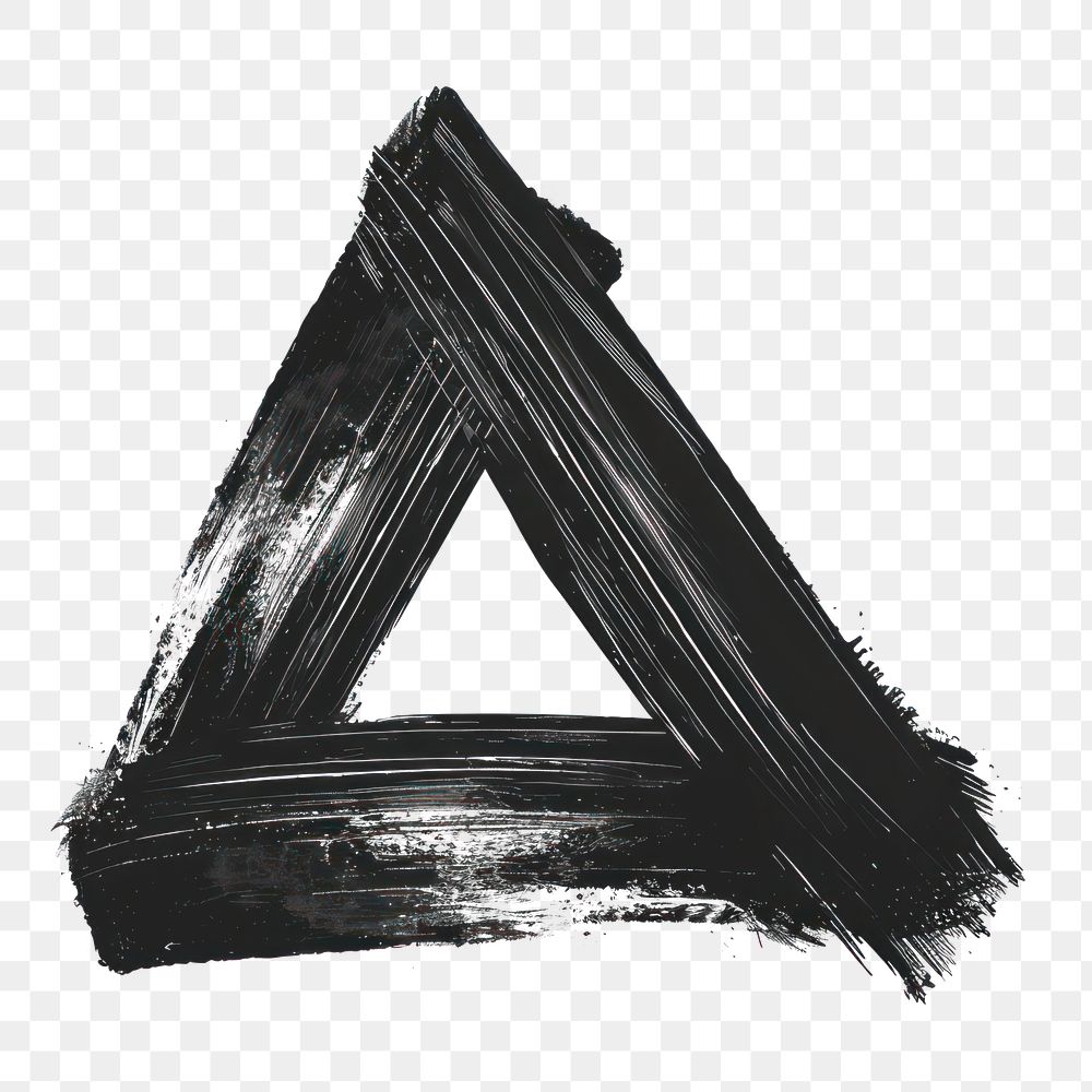 PNG Triangle shape black art | Free PNG - rawpixel