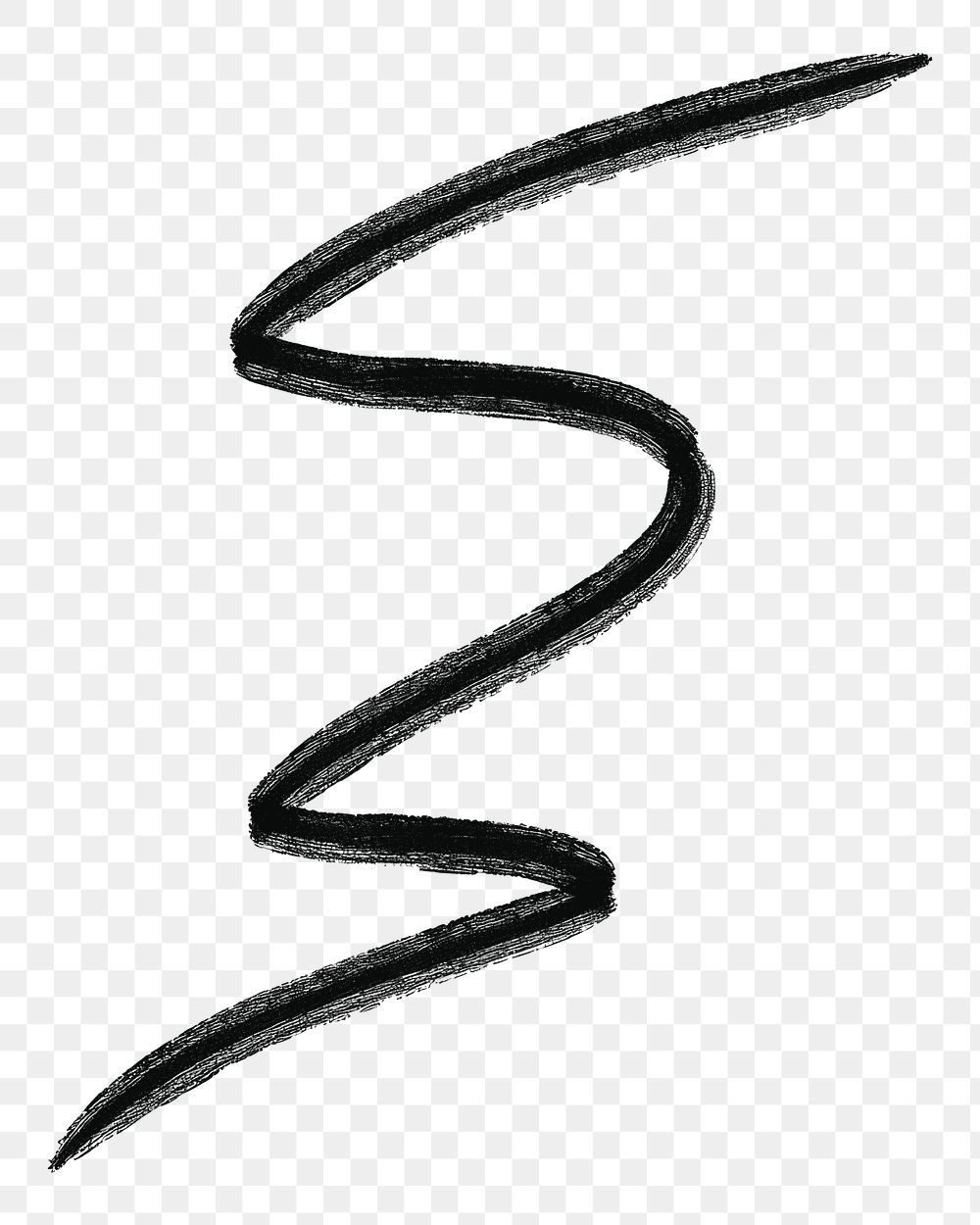 PNG Black squiggle doodle line | Free PNG - rawpixel