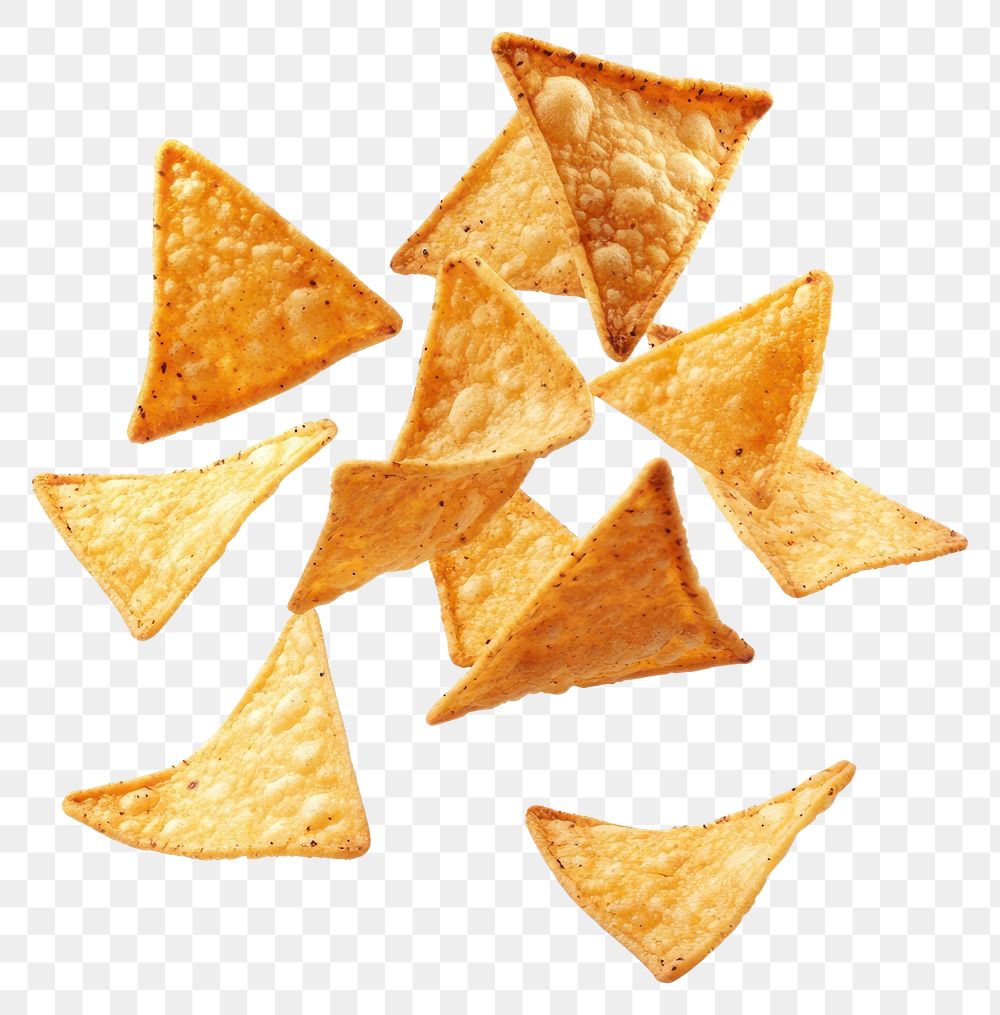 PNG Falling triangular tortilla chips | Free PNG - rawpixel