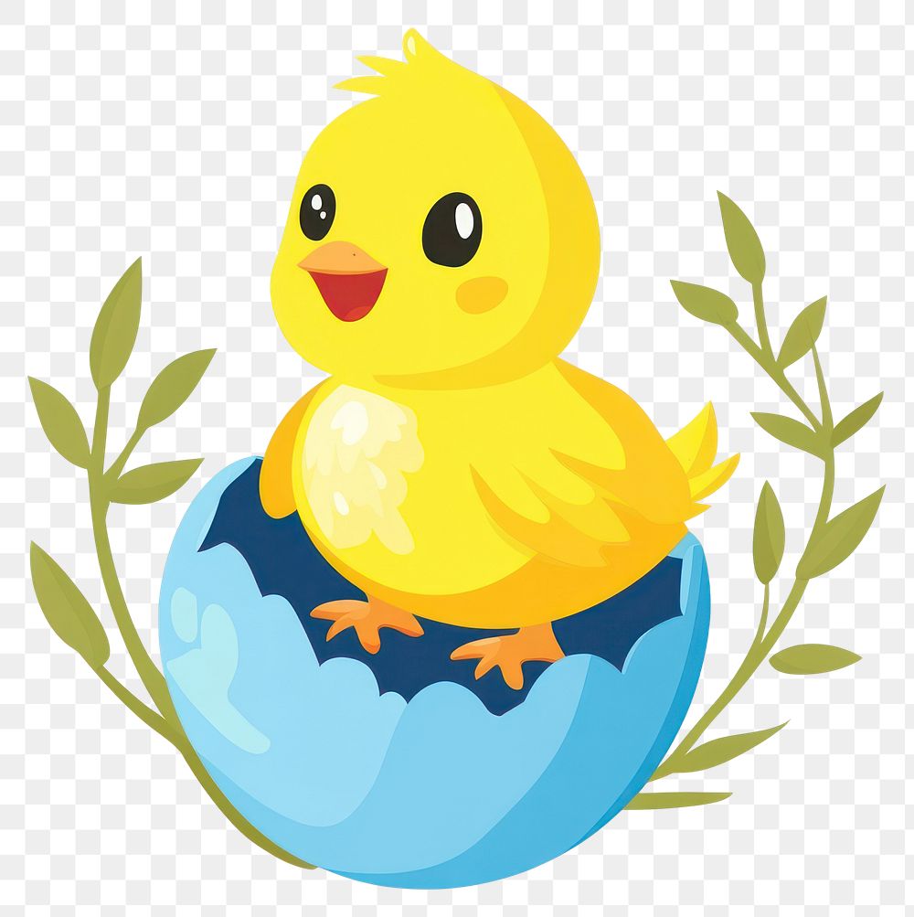 PNG Yellow chick illustration animal | Free PNG - rawpixel
