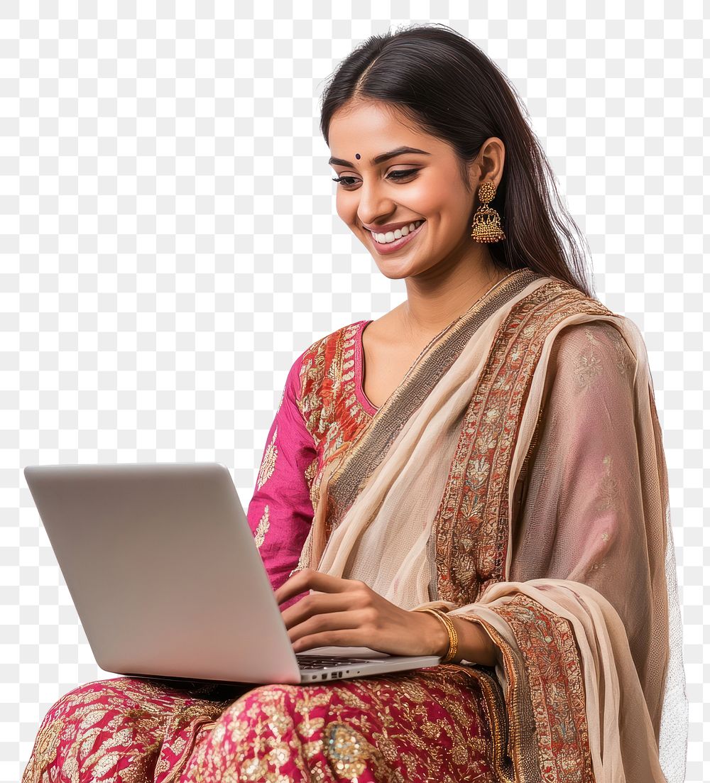 PNG Laptop woman happy smile. | Free PNG - rawpixel
