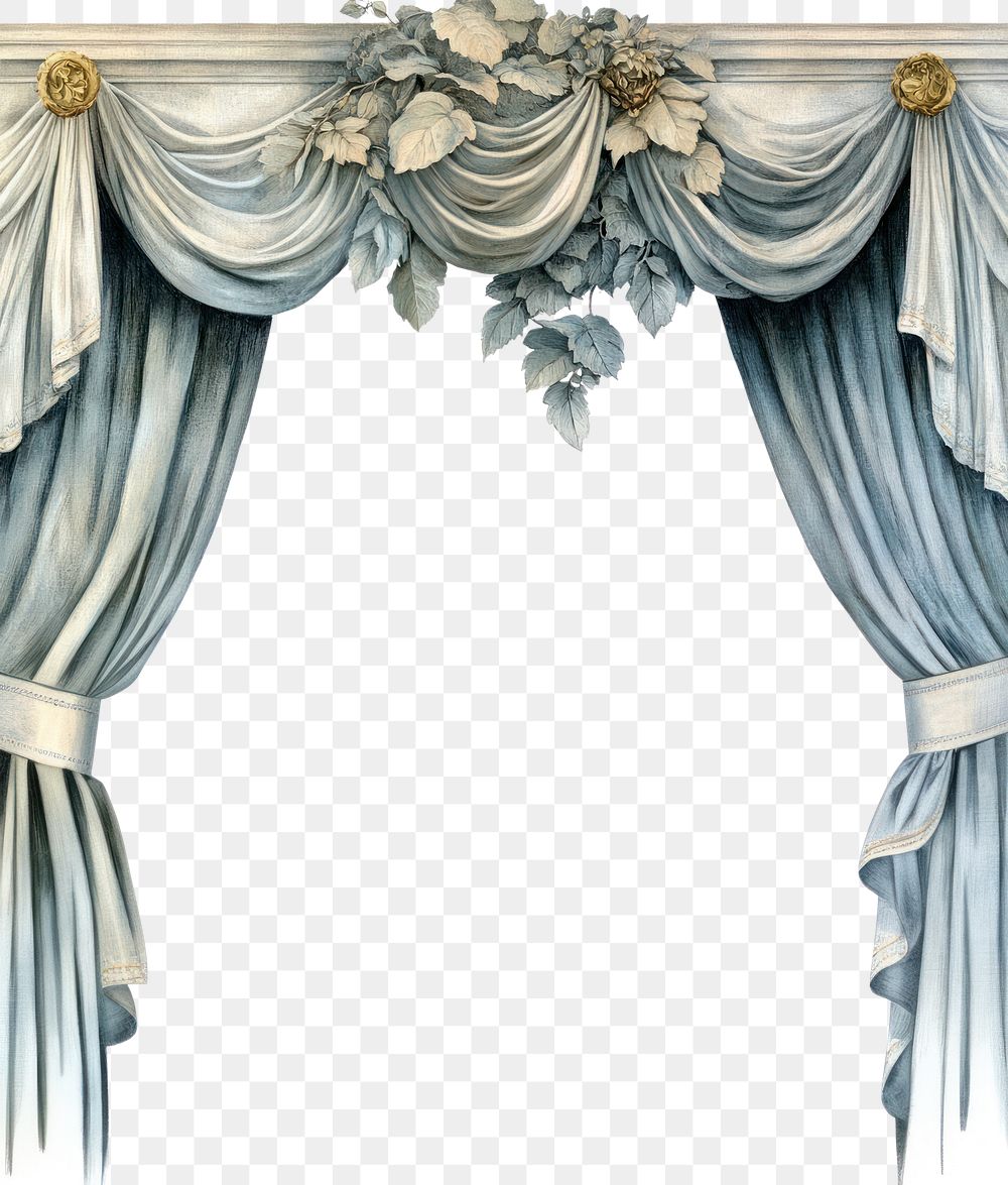 PNG Curtain upper borders classic | Free PNG - rawpixel