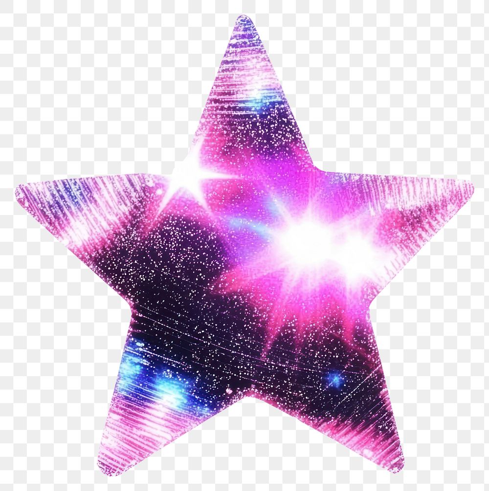 PNG Collage cutout glitter star | Free PNG - rawpixel