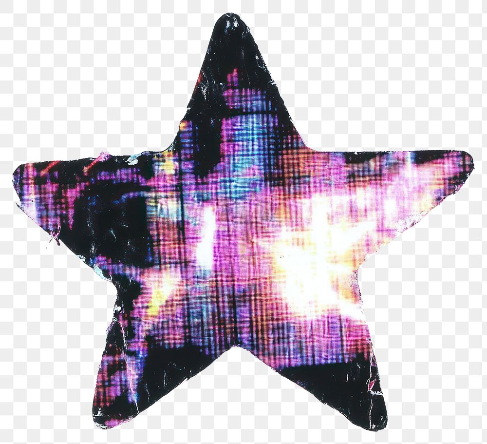 PNG Star distortion abstract collage. | Free PNG - rawpixel