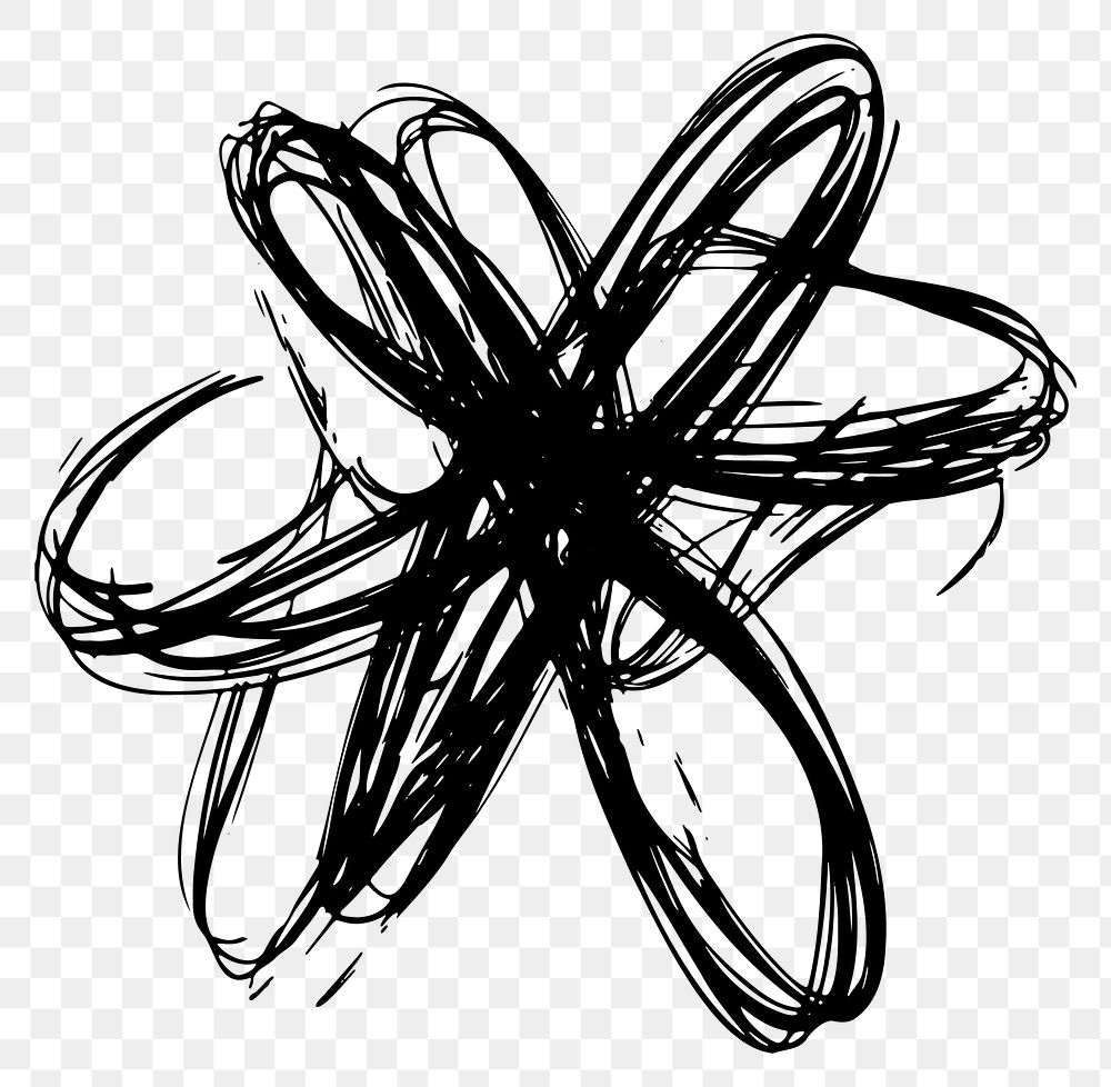 PNG asterisk scribble drawing abstract | Free PNG - rawpixel