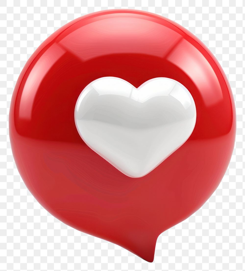 PNG Bubble white heart symbol | Free PNG - rawpixel