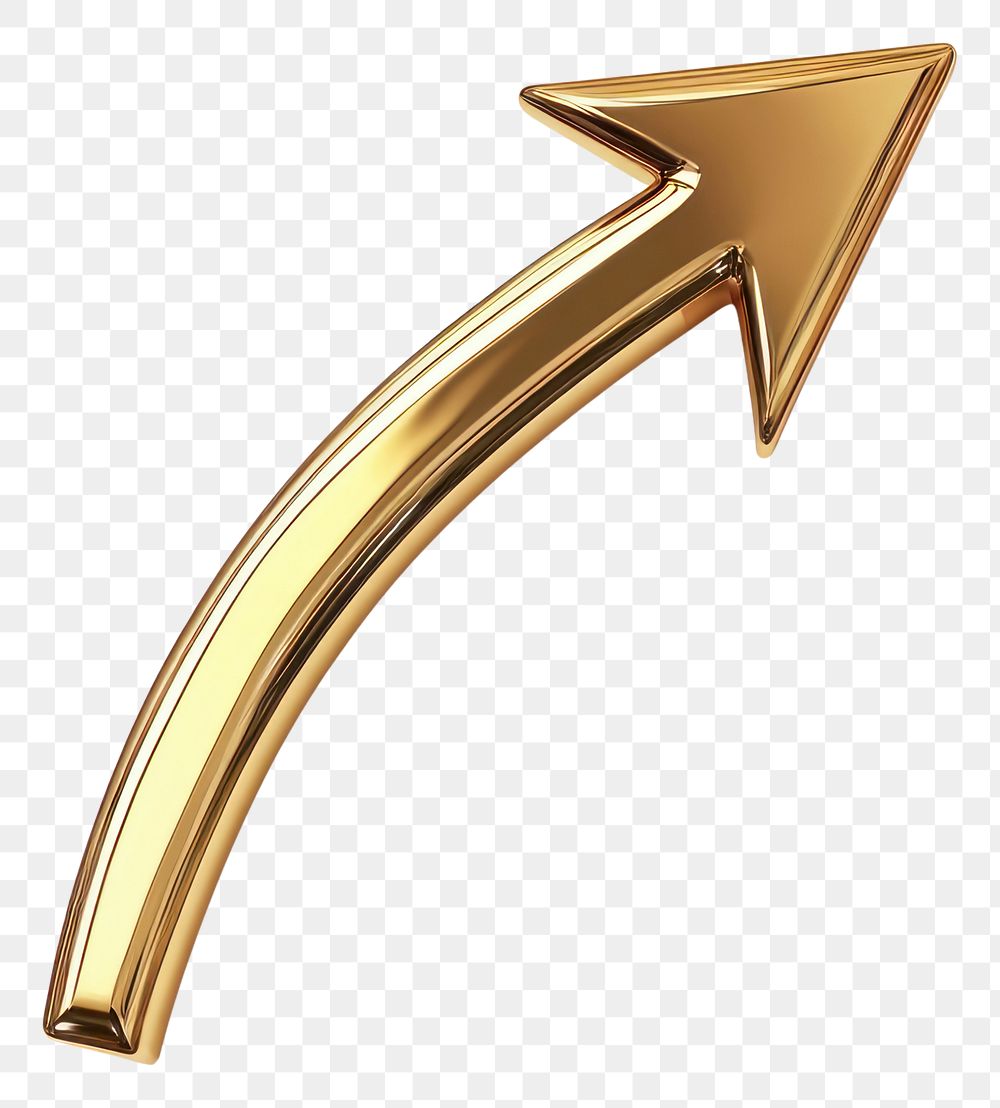PNG Gold arrow success symbol | Free PNG - rawpixel