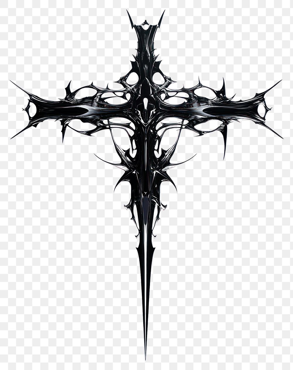 PNG Jesus gothic design cross | Premium PNG - rawpixel