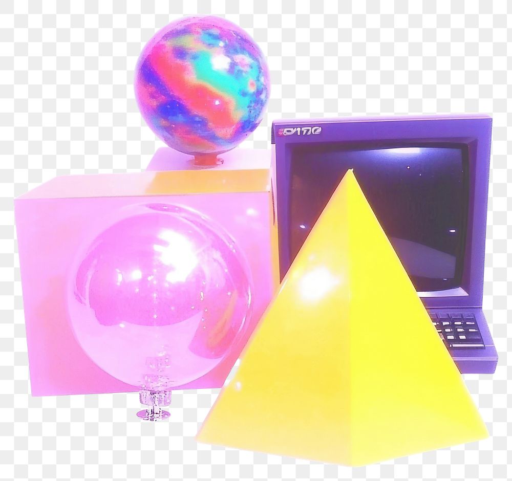 PNG Abstract yellow Y2K Tech | Free PNG - rawpixel