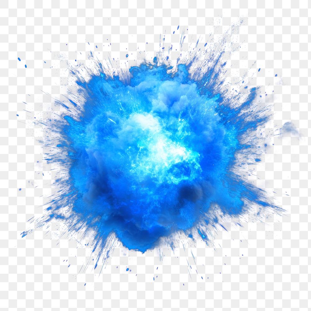 PNG Blue fire explosion light | Free PNG - rawpixel