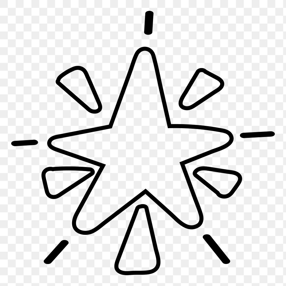 PNG Starburst outline rays, transparent | Free PNG - rawpixel