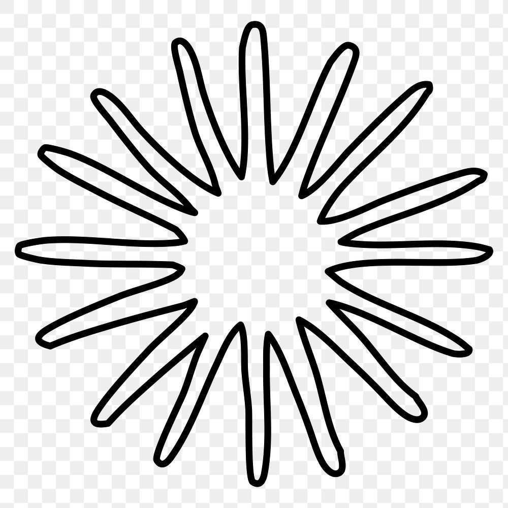 PNG Abstract starburst line art, | Free PNG - rawpixel