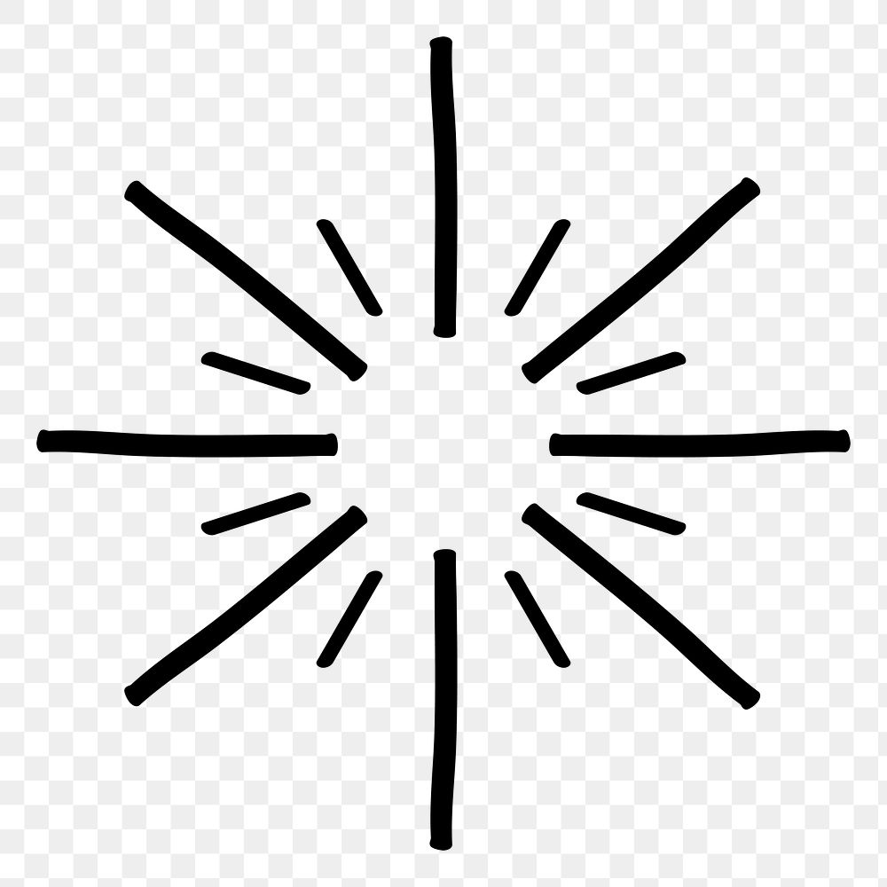 PNG Radiant burst line art, | Free PNG - rawpixel