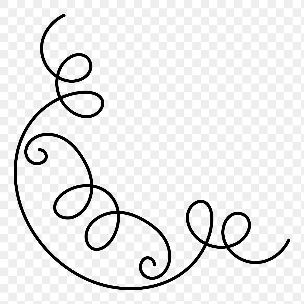 PNG Elegant swirling decorative design | Free PNG - rawpixel