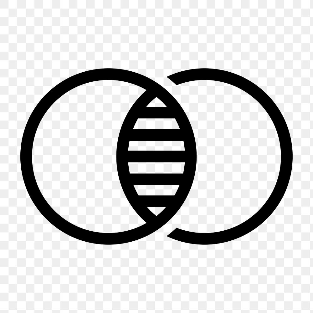 PNG Venn diagram overlapping circles, | Free Icons - rawpixel