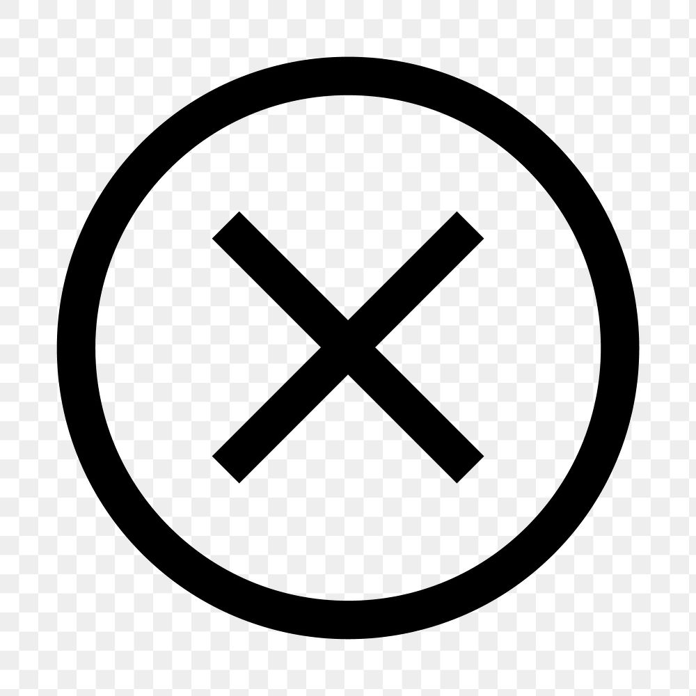 PNG Black circle cross symbol, | Free Icons - rawpixel