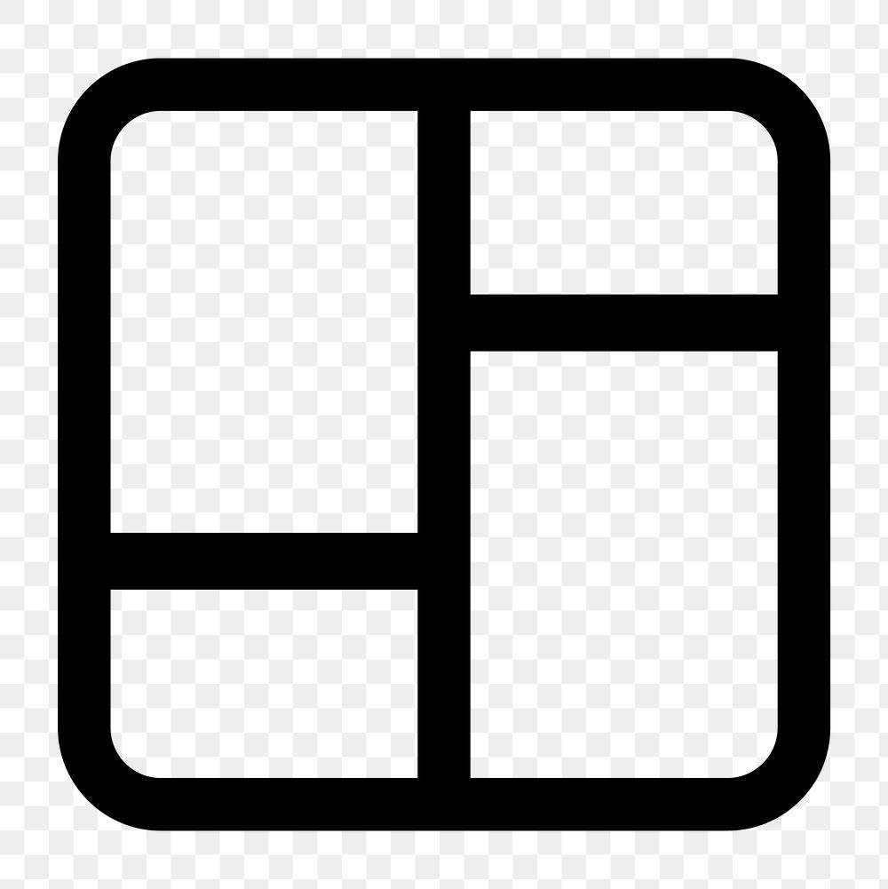 PNG Grid layout design icon, | Free Icons - rawpixel