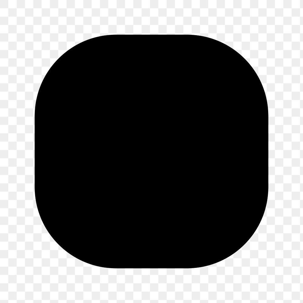 PNG Rounded black square icon | Free PNG - rawpixel
