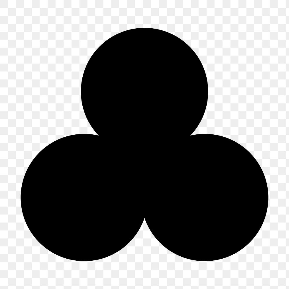 PNG Three black overlapping circles | Free PNG - rawpixel