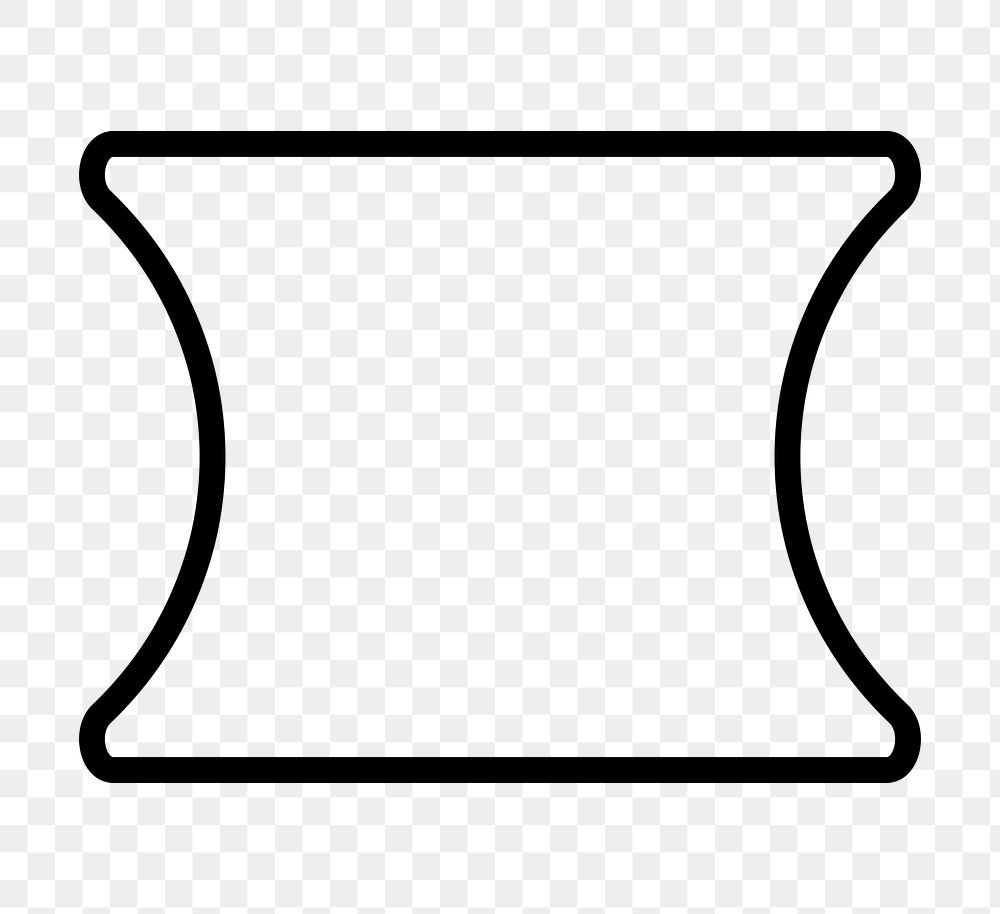 PNG Minimalist curved rectangular frame | Free PNG - rawpixel