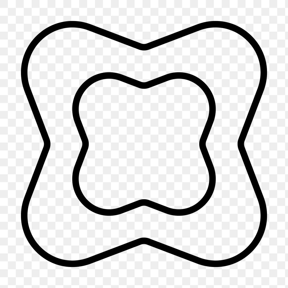 PNG Abstract geometric outline shape | Free PNG - rawpixel