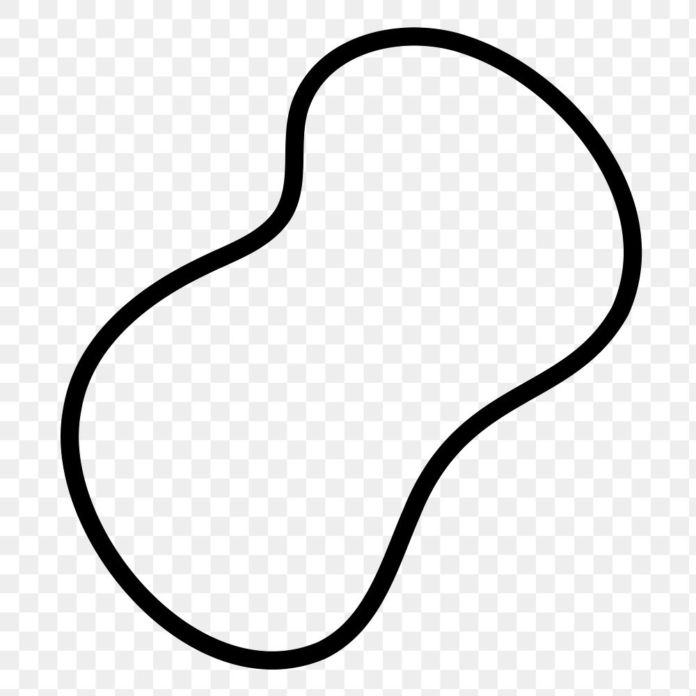 PNG Abstract black line shape, | Free PNG - rawpixel