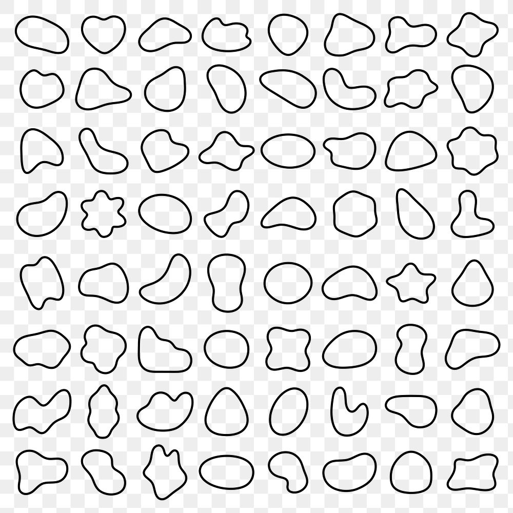 PNG Abstract shapes seamless pattern, | Premium PNG - rawpixel